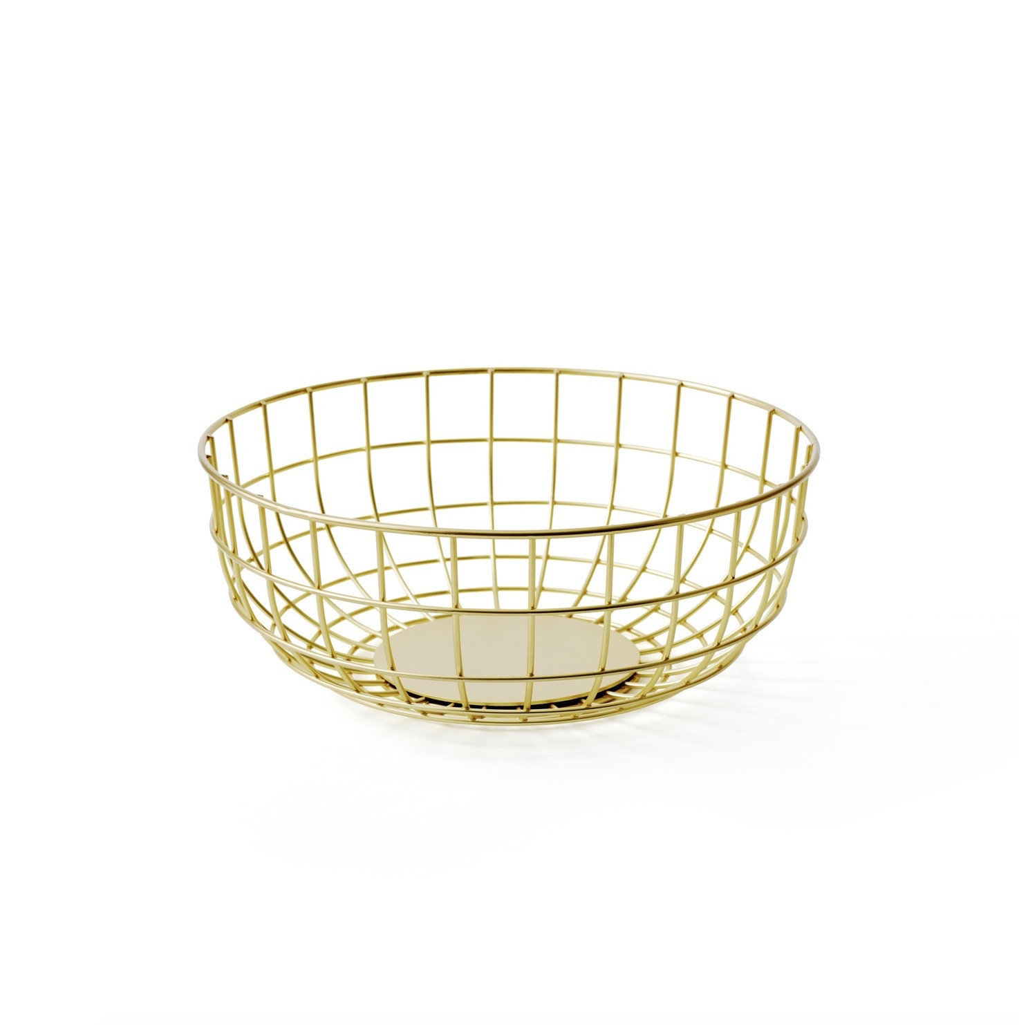 Menu Norm Wire Bowl brass