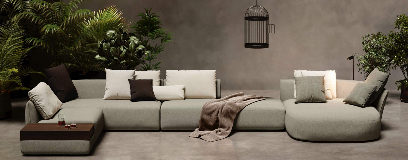 Indera Float sofa